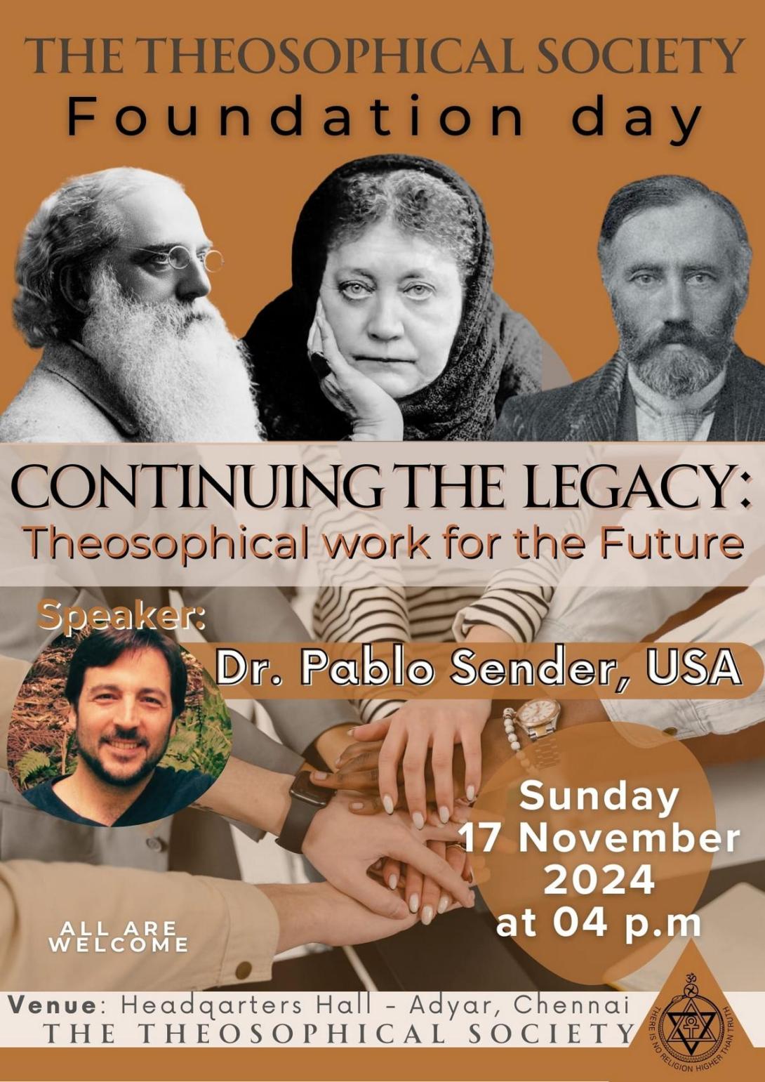 Continuing the Legacy: Theosophical Work for the Future | TS Adyar